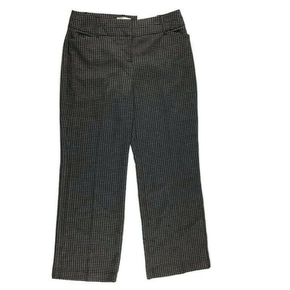 Cato | Pants & Jumpsuits | Cato New Black Gray Herringbone Dress Pants ...